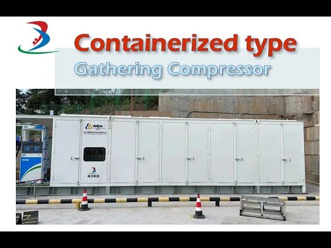 Gathering containerized compressor unit, Natural gas, associated gas ...