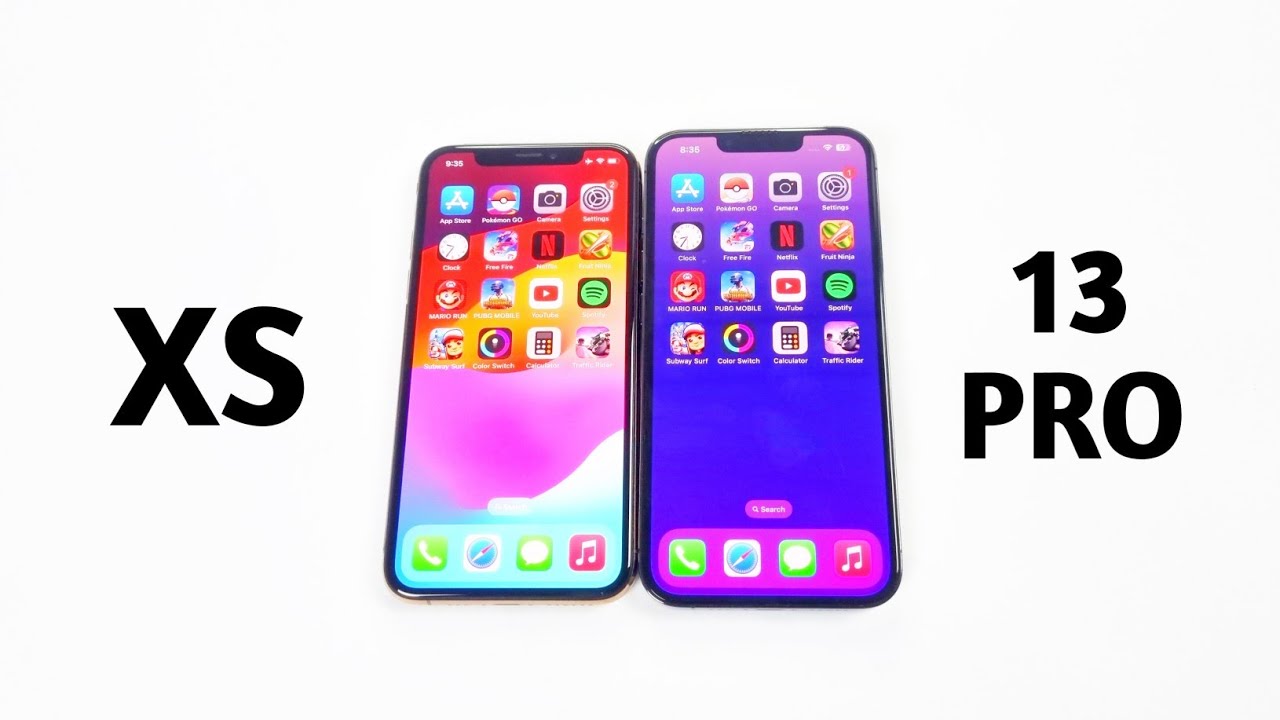iPhone Xs Vs iPhone 13 Pro - SPEED TEST! - YouTube