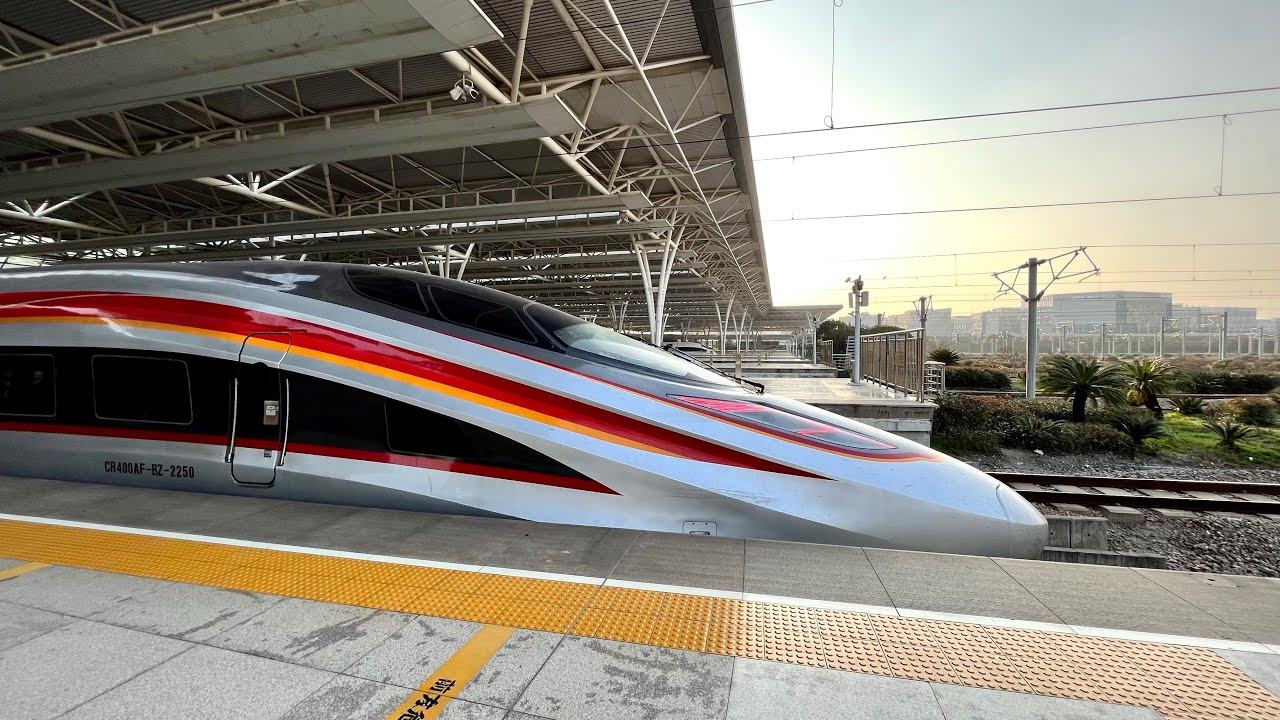 1時間5分内300キロ走破！My first ride on the CR400AF-BZ “Smart High-speed EMU”/中国 ...