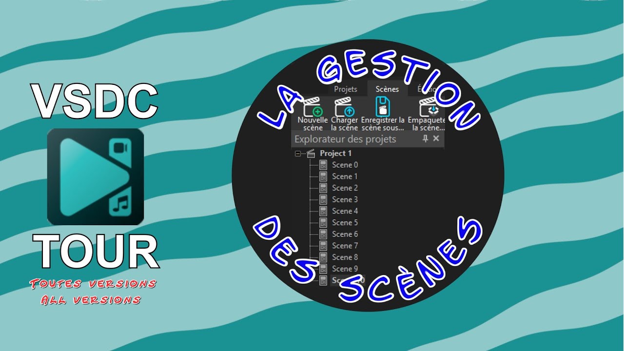 🎞️ VSDC - Comment utiliser les scènes 🎞️ - YouTube