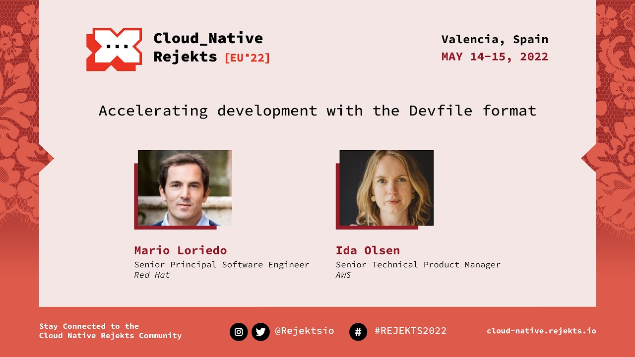 Accelerating development with the Devfile format - YouTube