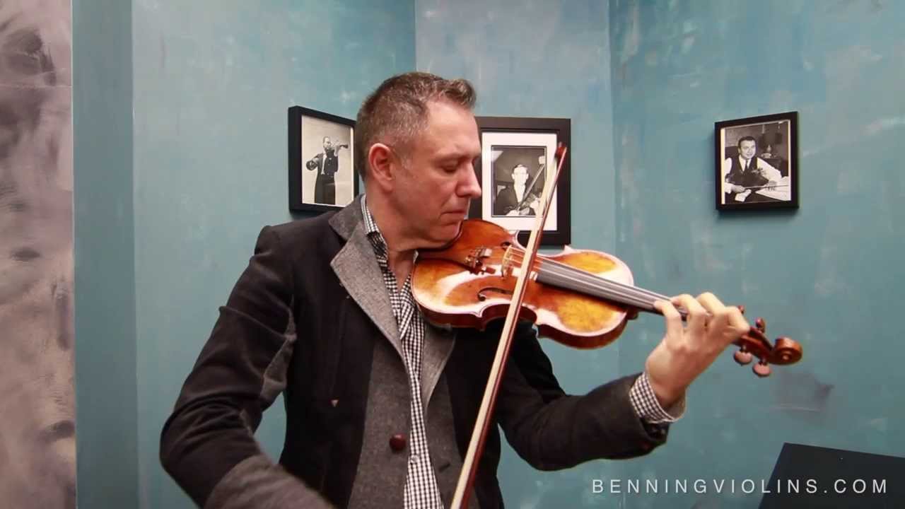 Violinist Henry Gronnier Discusses Benning Violins - YouTube