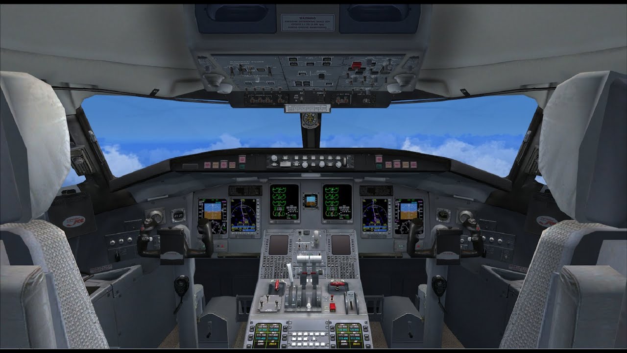 My Crj 700 flight simulator! - YouTube