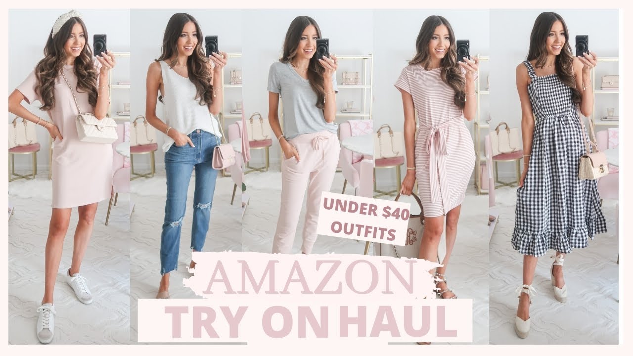 AMAZON FASHION SPRING TRY ON HAUL 2021 | Casual to Dressy Spring ...