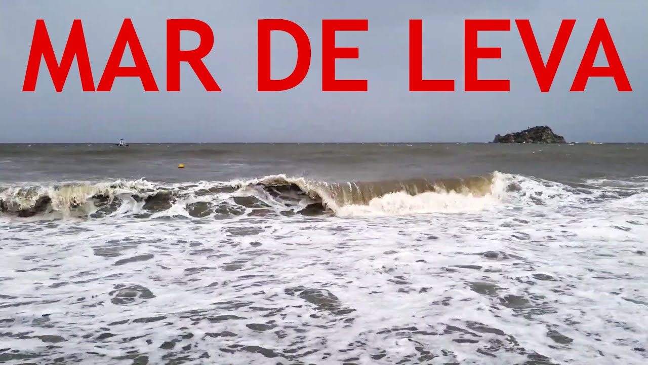 Ciclón provoca mar de leva en playa Rodadero de Santa Marta, Colombia - YouTube