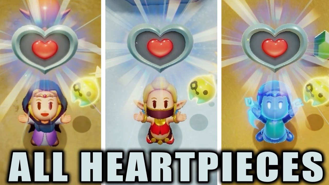 The Legend of Zelda: Echoes of Wisdom - All Heart Pieces (With Location ...