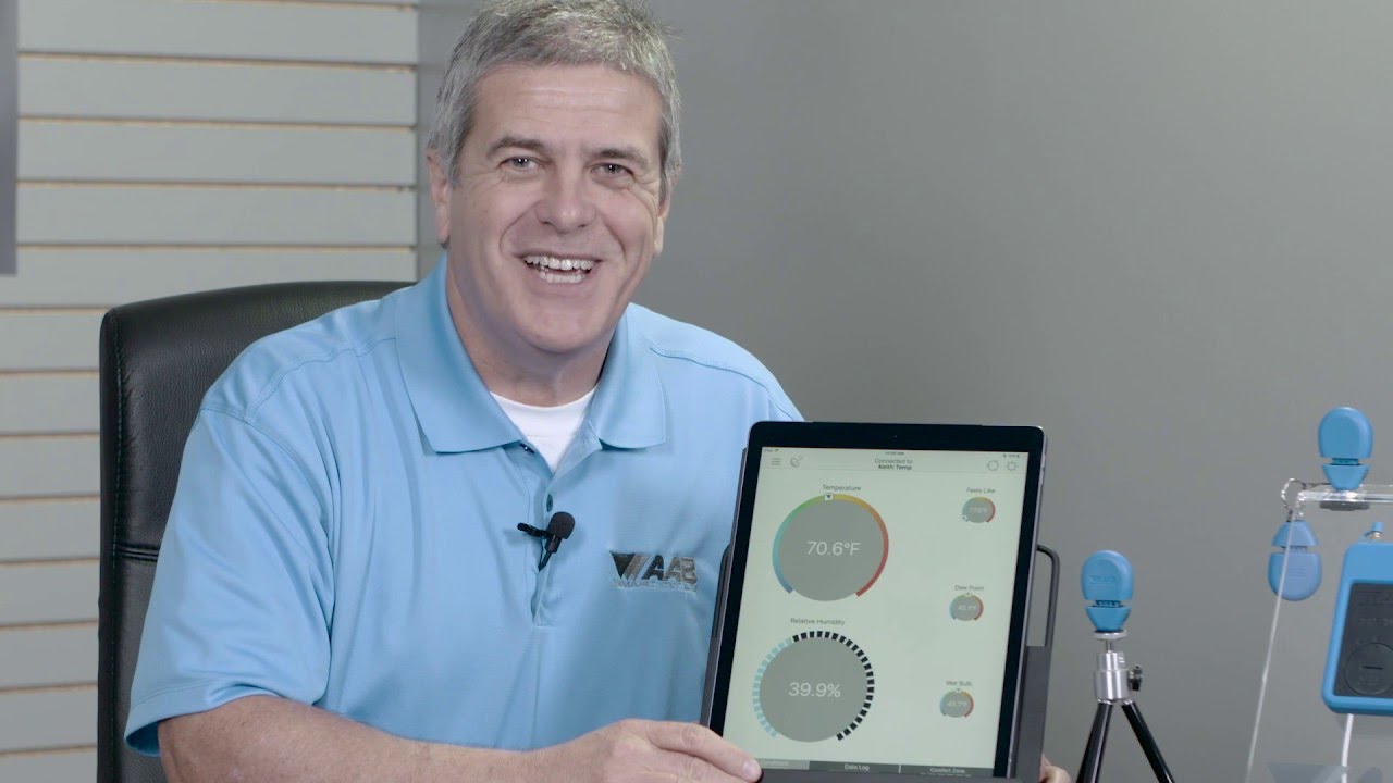 New Smartphone Connected Temperature & Relative Humidity Meter and Data ...