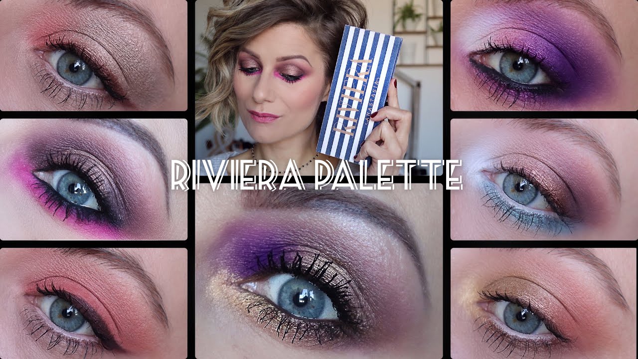 RIVIERA PALETTE ABH // MAKEUP LOOKS - SWATCHES // Pour Qui ...