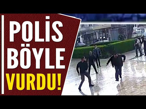 POLİS, BIÇAKLI SALDIRGANI VURDU!