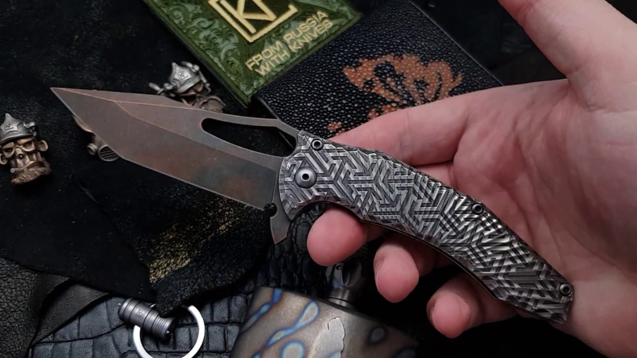 One-off CKF/GAVKO SF knife - DATO - - YouTube