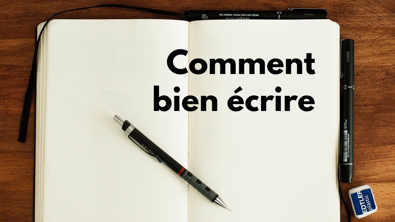 Comment bien écrire · Thibault Malfoy - YouTube