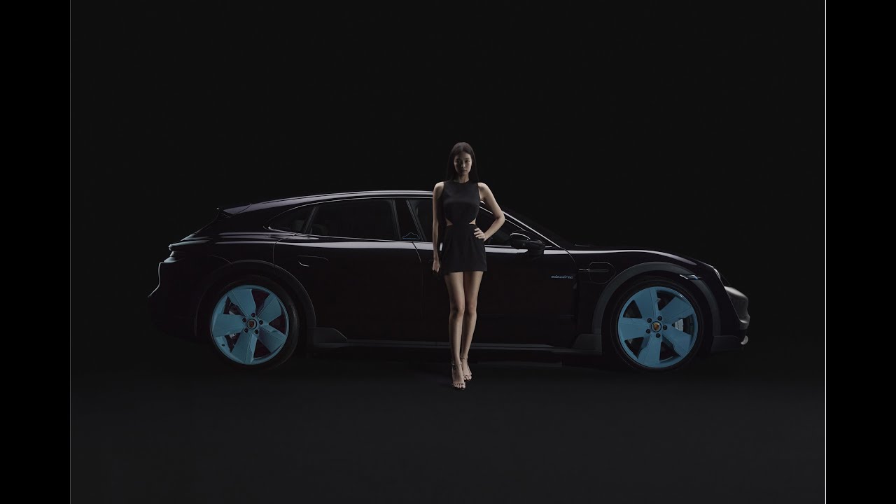 Jennie Ruby Jane designs her dream Porsche Taycan - YouTube