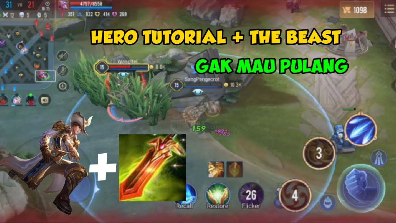 AOV Valhein pakai the beast build favorit - YouTube