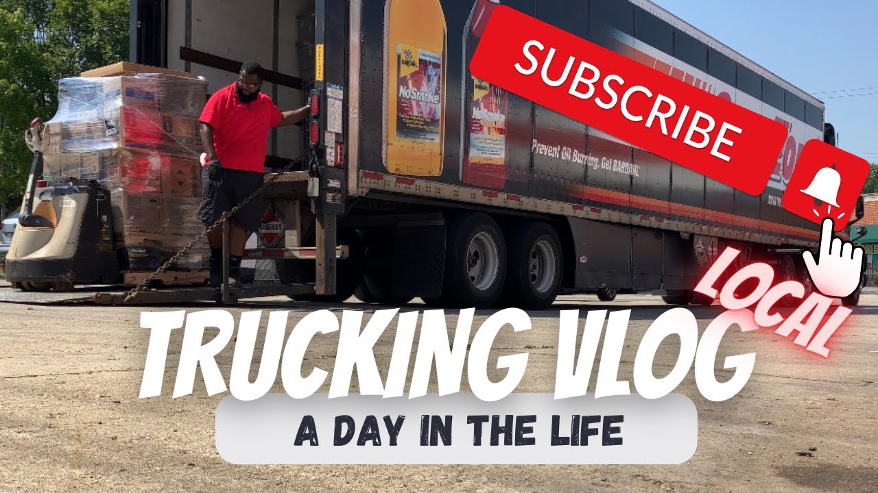 Day in the life of a local delivery driver Part 2 TRUCKING VLOG - YouTube