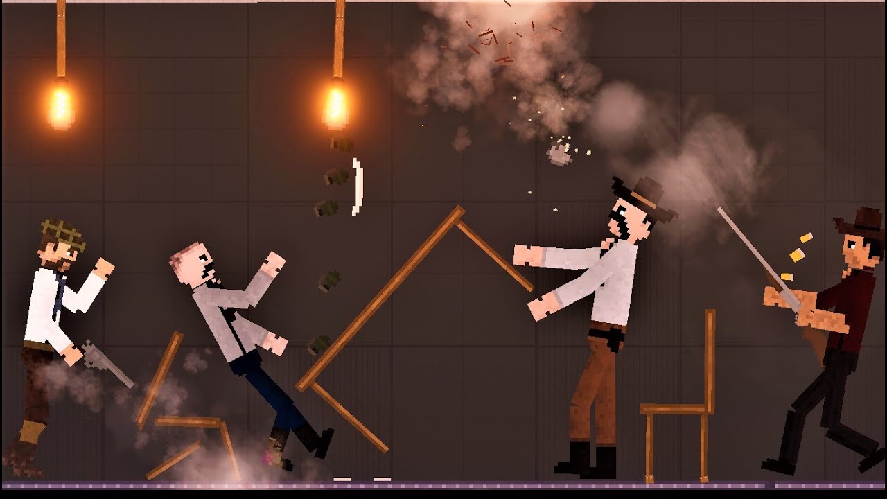 Cowboys Showdown in People Playground - YouTube