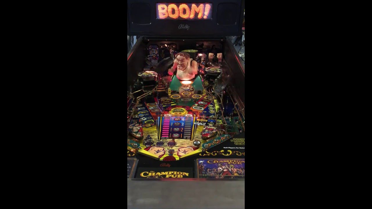 The Champion Pub pinball. - YouTube
