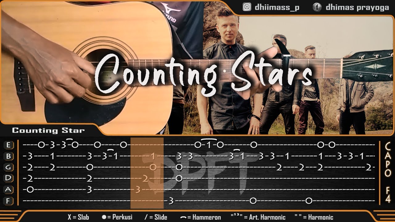 OneRepublic - Counting Stars Cover Fingerstyle | TAB Tutorial - YouTube