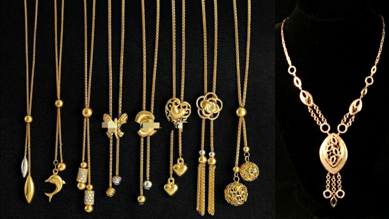 Latest Gold Chains Nacklaces Sets Design's//Most Beautiful And Unique ...