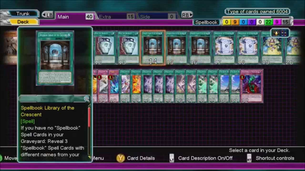Yu-Gi-Oh Millennium Duels Gameplay - Spellbook Prophecy Deck Recipe ...
