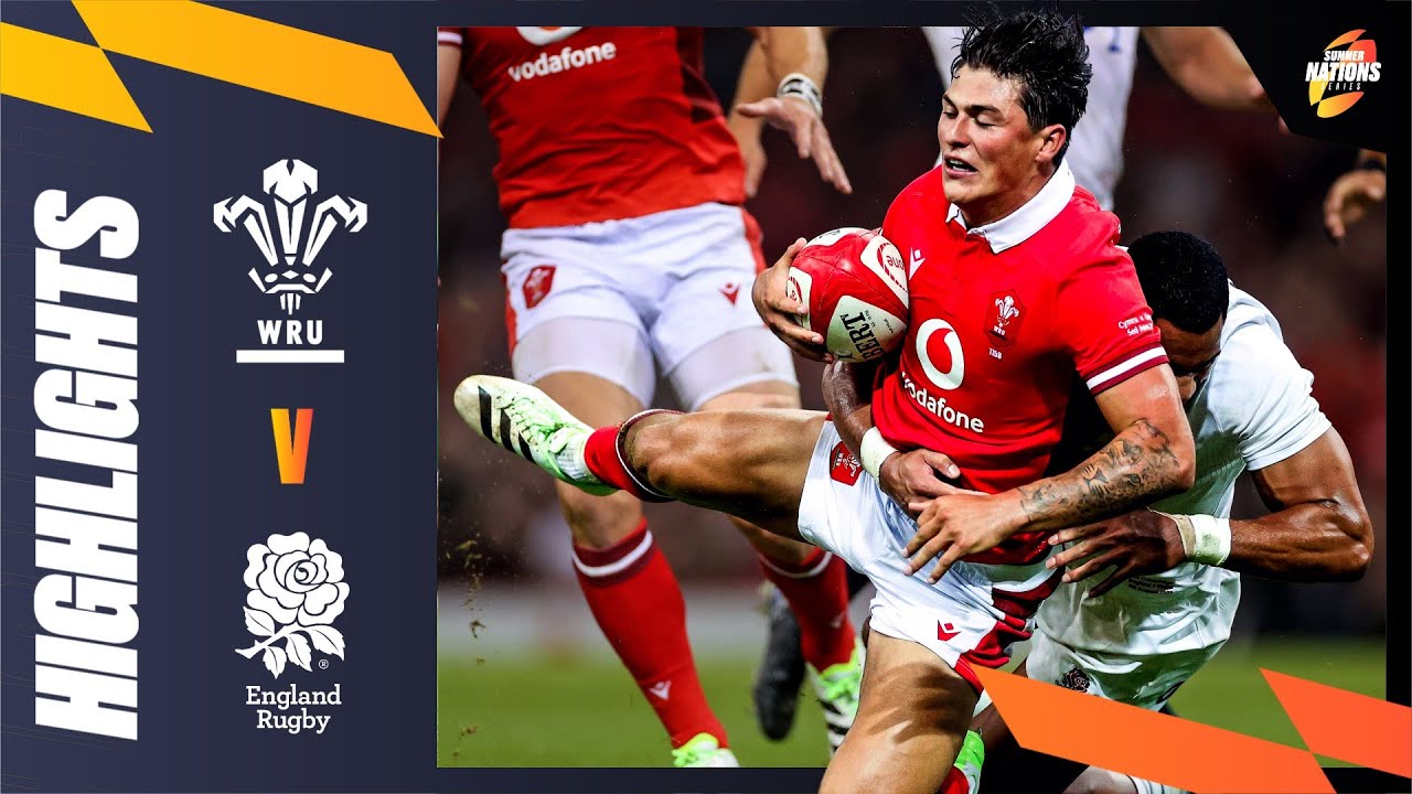 HIGHLIGHTS | Wales v England | Summer Nations Series - YouTube