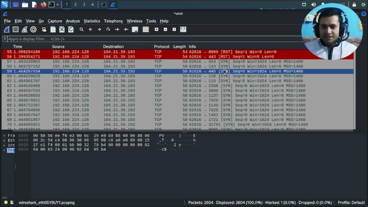 Stealth Scan/Half open Scan Explain - YouTube