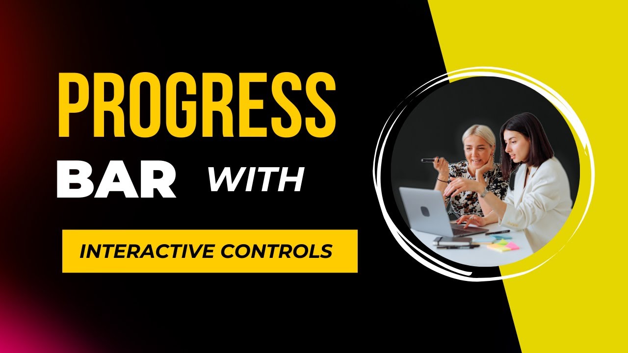 Progress Bar with Interactive Controls & Smooth Animations - YouTube