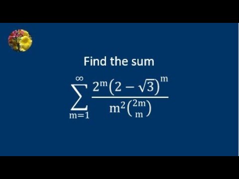 Evaluating the required sum using Feynman's technique and Beta/Gamma functions - YouTube