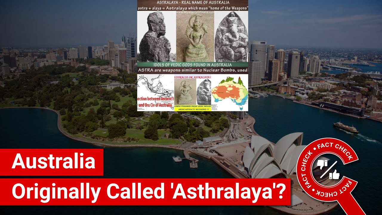 FACT CHECK: Was Australia Originally Called 'Asthralaya'? - YouTube