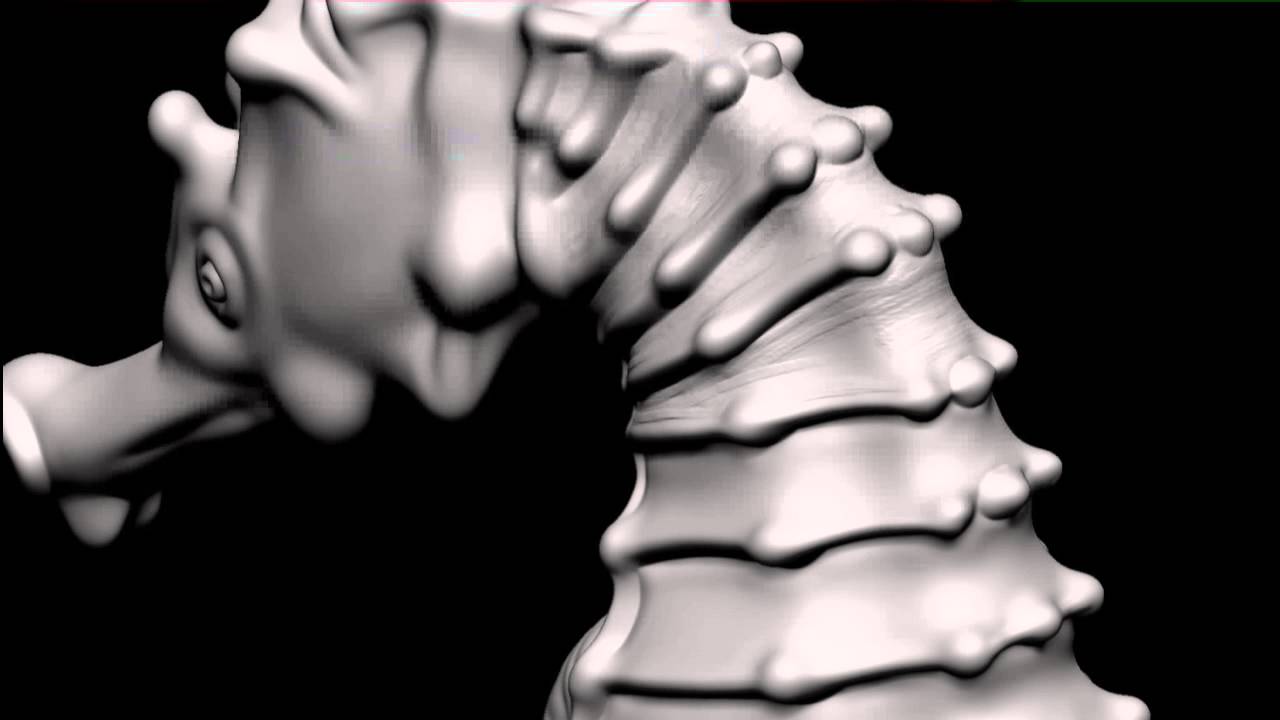 Seepferd Anhänger in Zbrush - YouTube