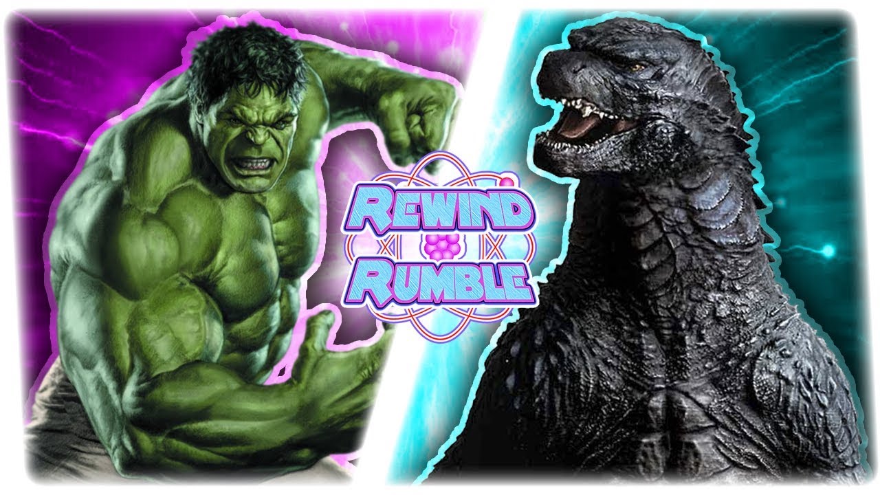 HULK vs GODZILLA! (Avengers vs Godzilla 3D Animation) | REWIND RUMBLE ...