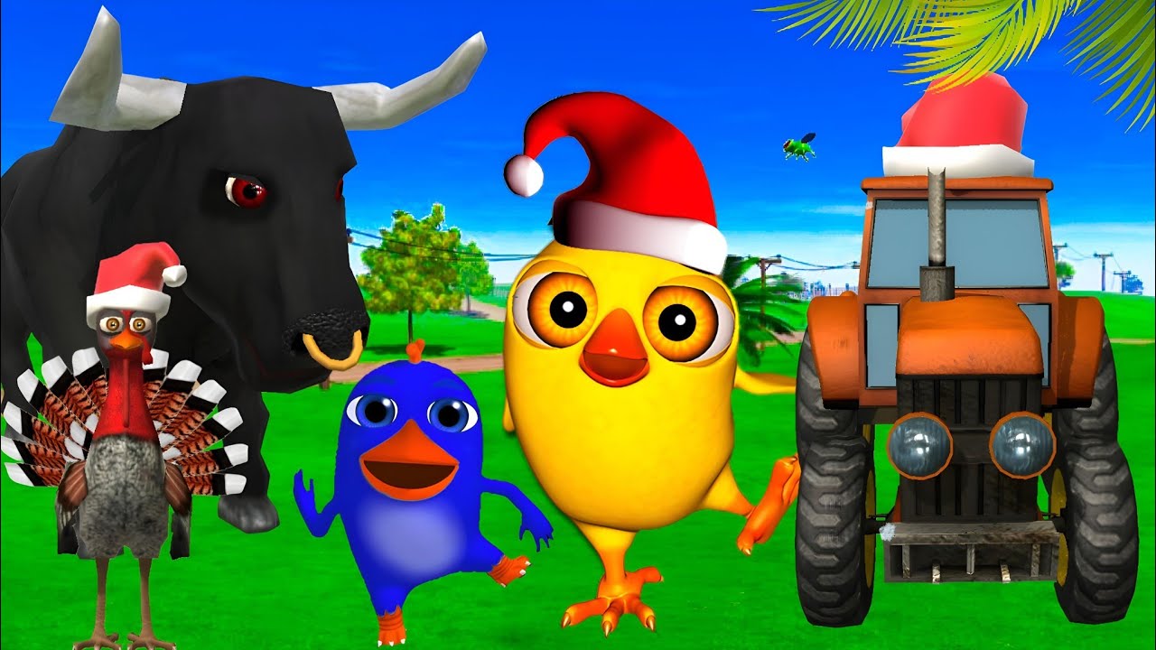 El Pollito pío pío | Los Pollitos dicen pío pío | el Toro y el Tractor ...