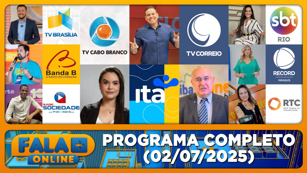 Assista ao 'Fala Mais Online' desta quarta-feira (02/07/2025) - 382 ...
