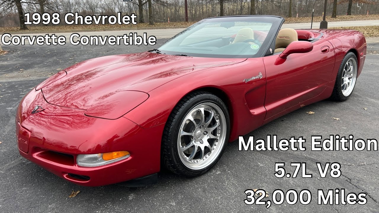 1998 Chevrolet Corvette Convertible Mallett Edition - YouTube