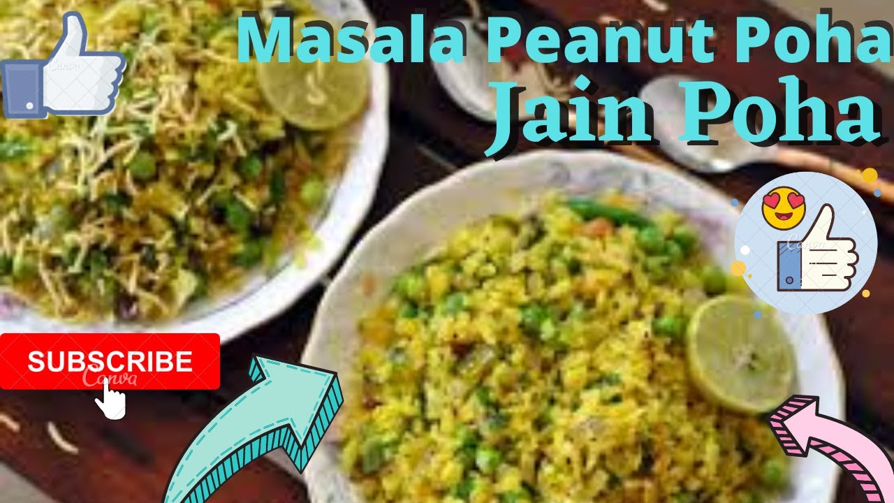 Jain masala poha recipe. Quick instant poha recipe. Bajaar jaisa masala ...