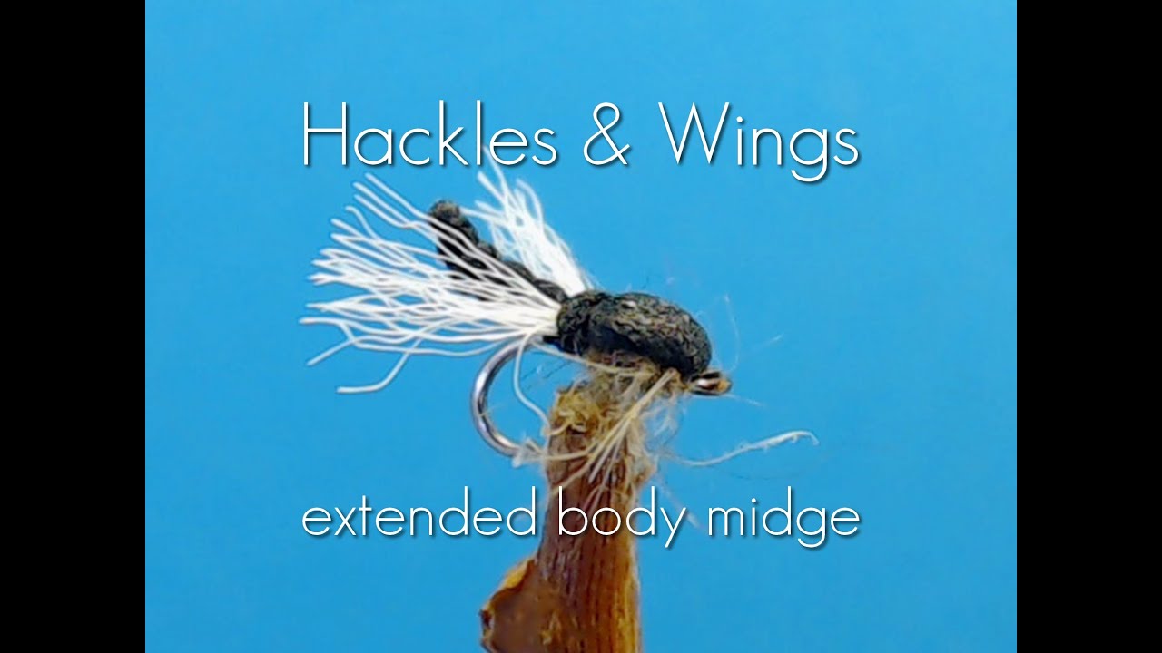 Fly Tying Extended Body Midge - YouTube