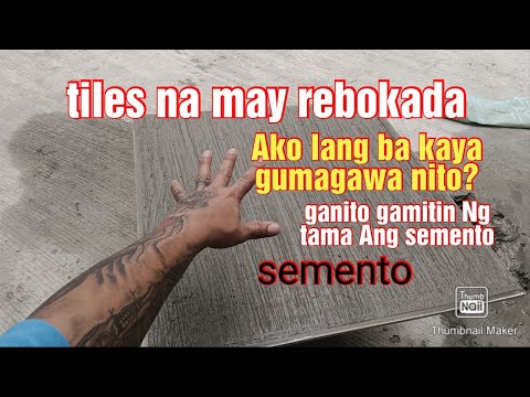 Paano gamitin Ng tama Ang semento sa porcelain/vitrified tiles rebokada ...
