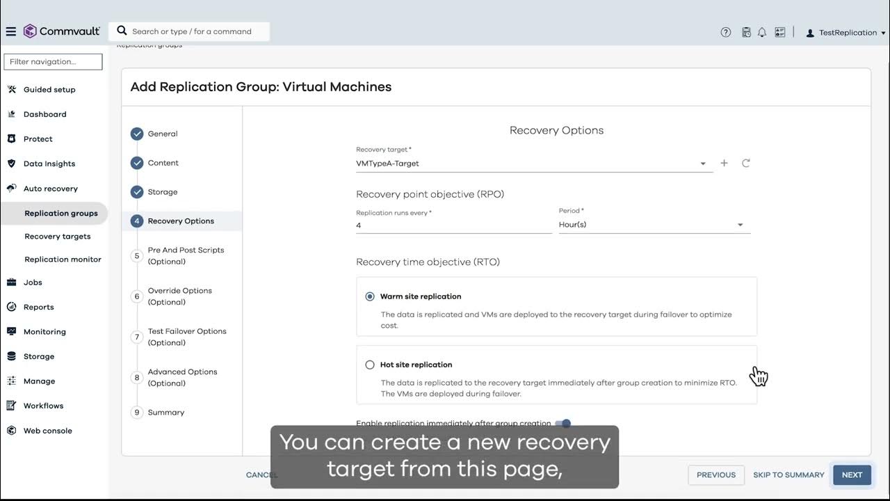 Commvault Cloud Auto Recovery Demo Video - YouTube