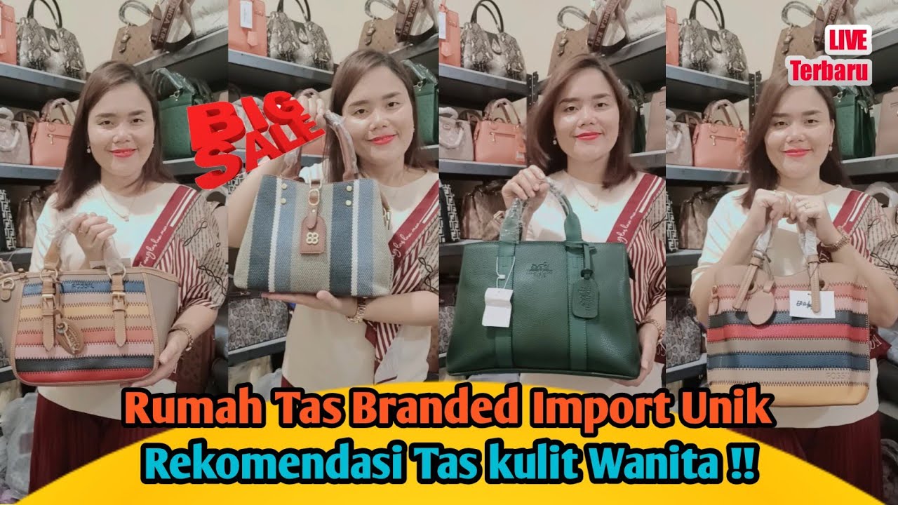 Rumah Tas Branded Unik Rekomendasi Tas kulit wanita di Live tas model ...