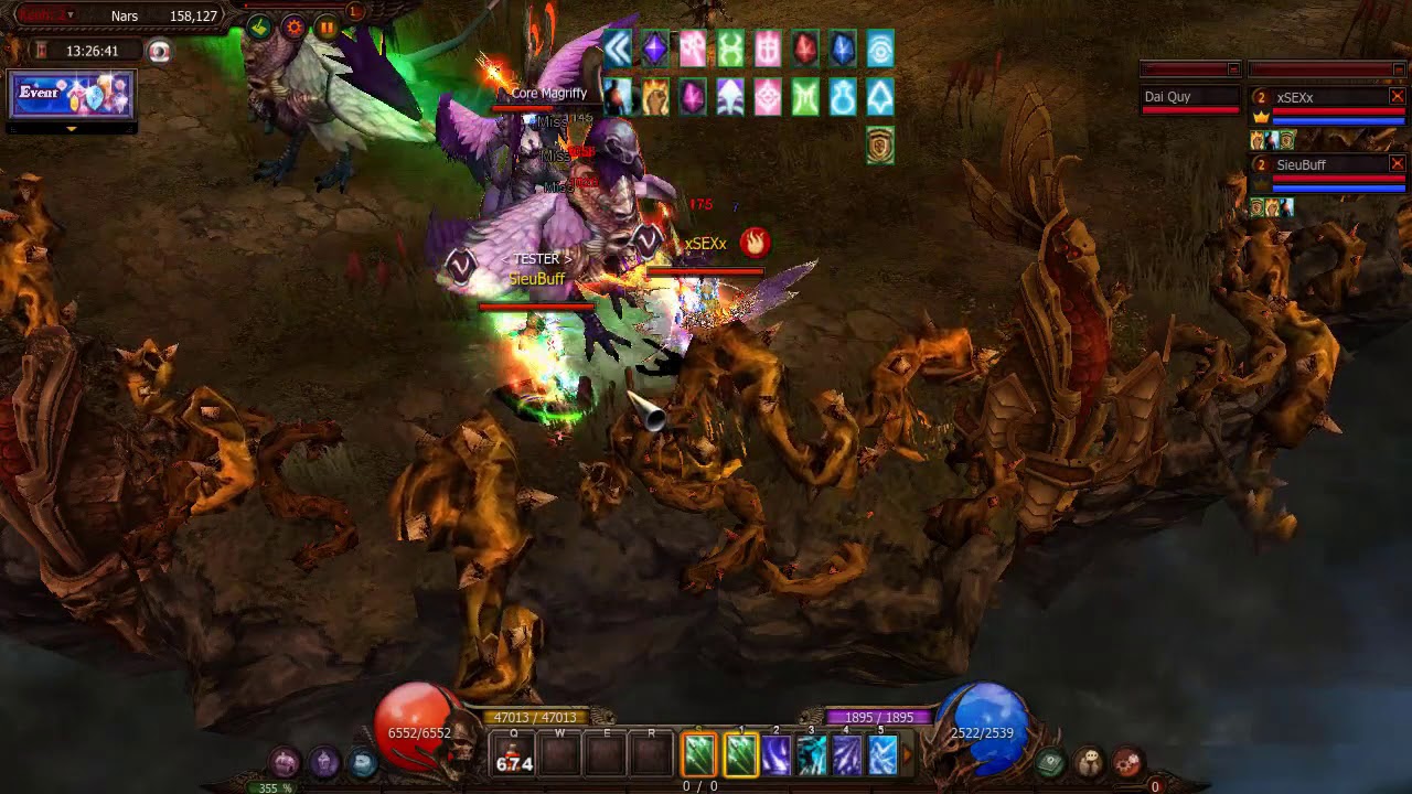 MU Online Season 16 | High Elf kill Boss Core Magriffy - YouTube