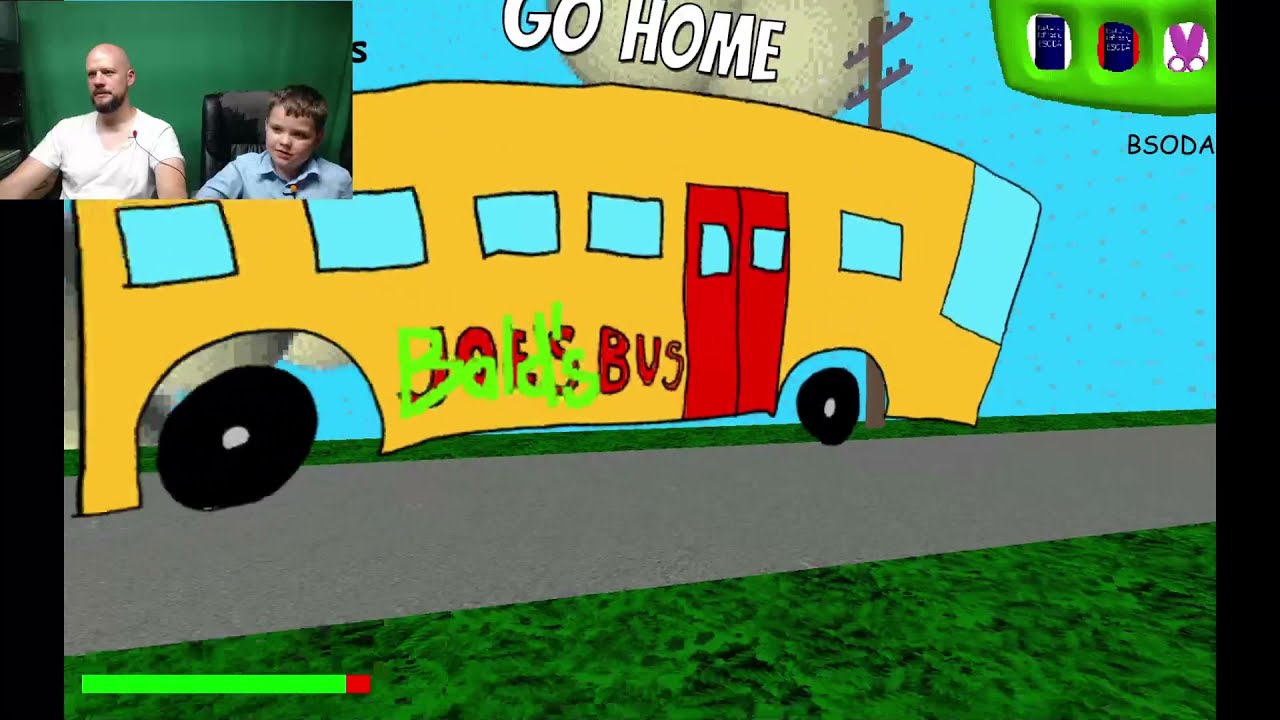 AJ and Dad Play Baldi's Basics Trap Out of Control - YouTube