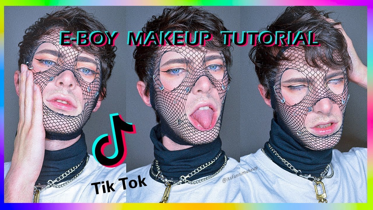 E-BOY GRUNGE MAKEUP TUTORIAL ITA - ItsFanniMakeup - YouTube