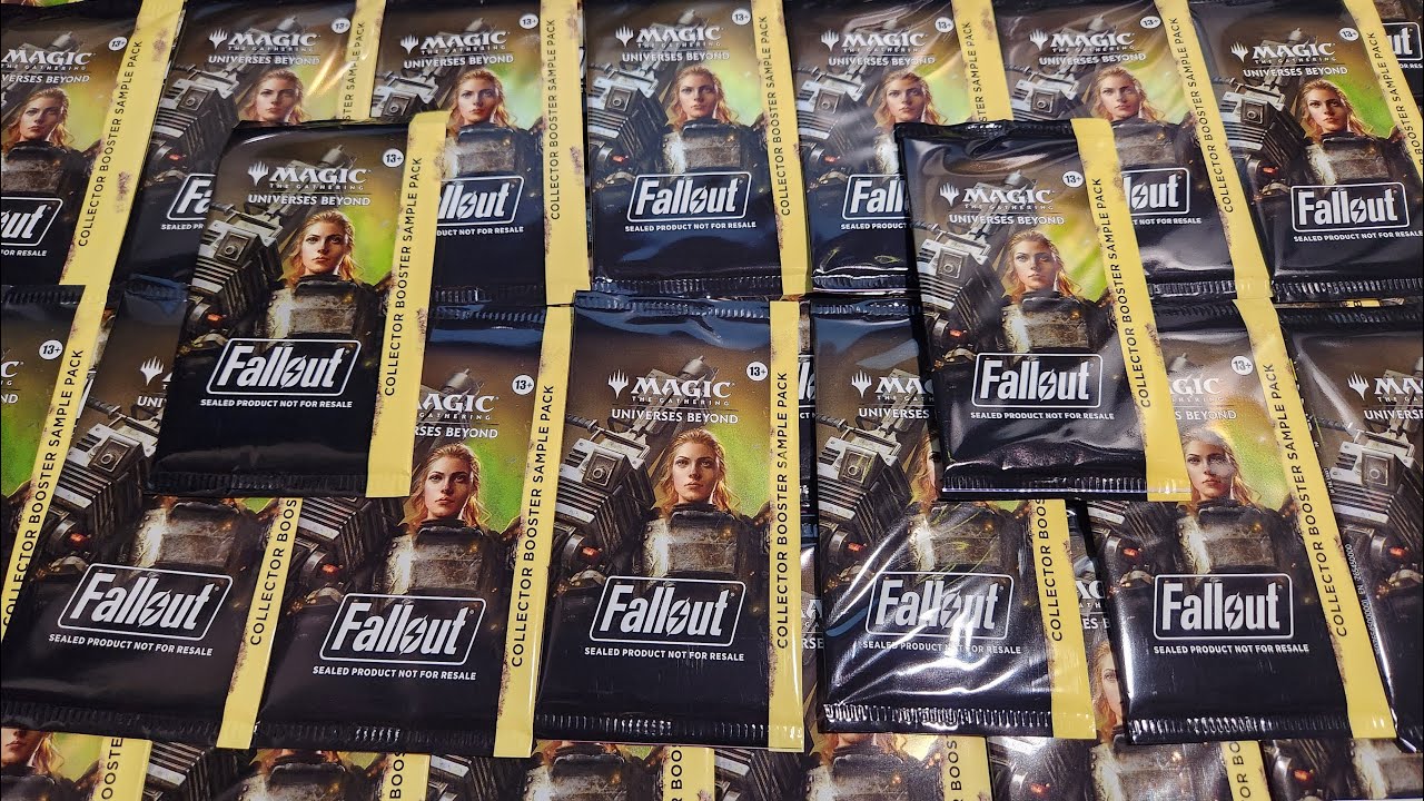 MTG Fallout Collector booster sample packs - YouTube