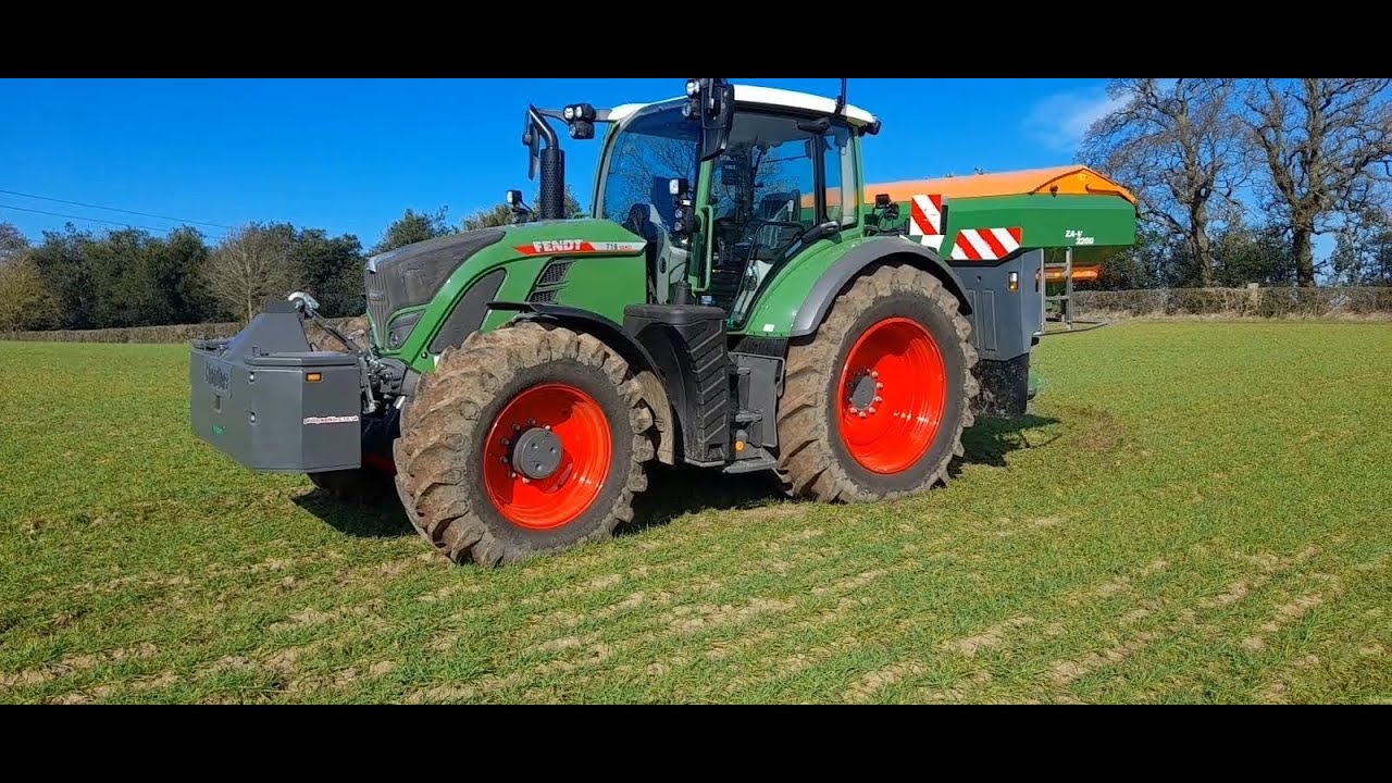 Spring cultivations with the Fendt - YouTube