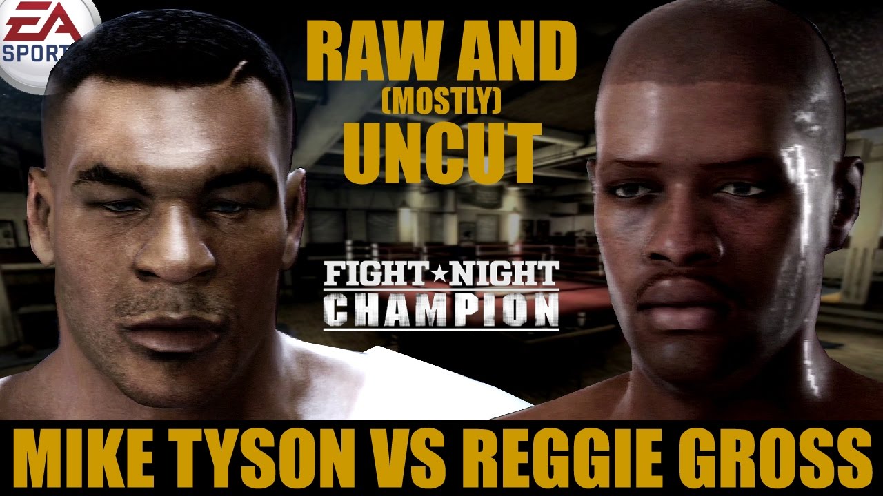 Mike Tyson vs Reggie Gross ★ Tyson Raw And [Mostly] Uncut ★ Full Fight ...