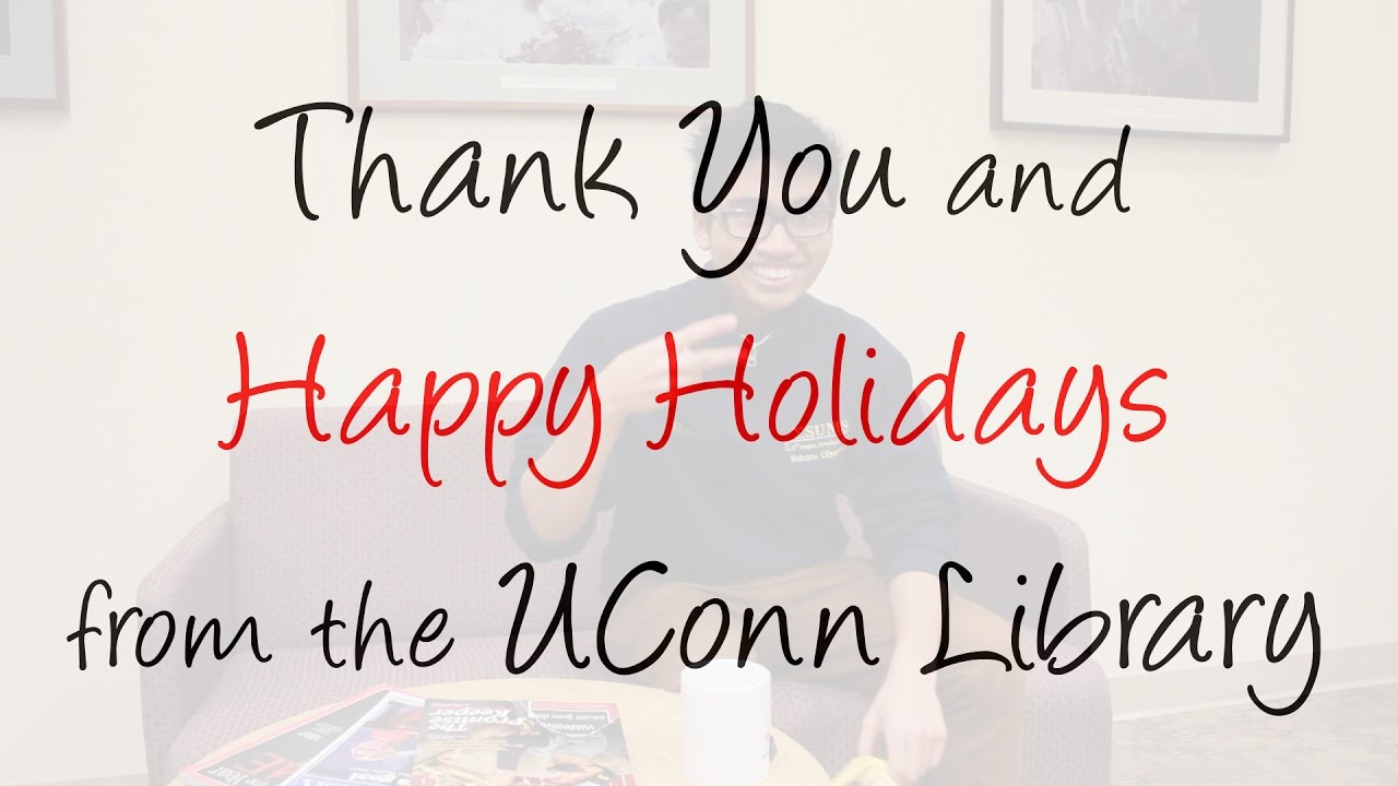 Why do you love the UConn Homer Babbidge Library? - Holiday Video - YouTube
