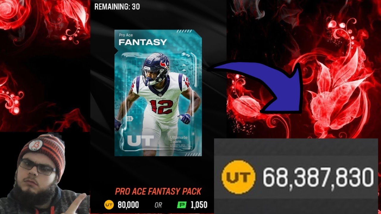 OPENING ALL 30 PRO ACE FANTASY PACKS!!! RISKING 2.4 MILLION COINS!! CAN ...