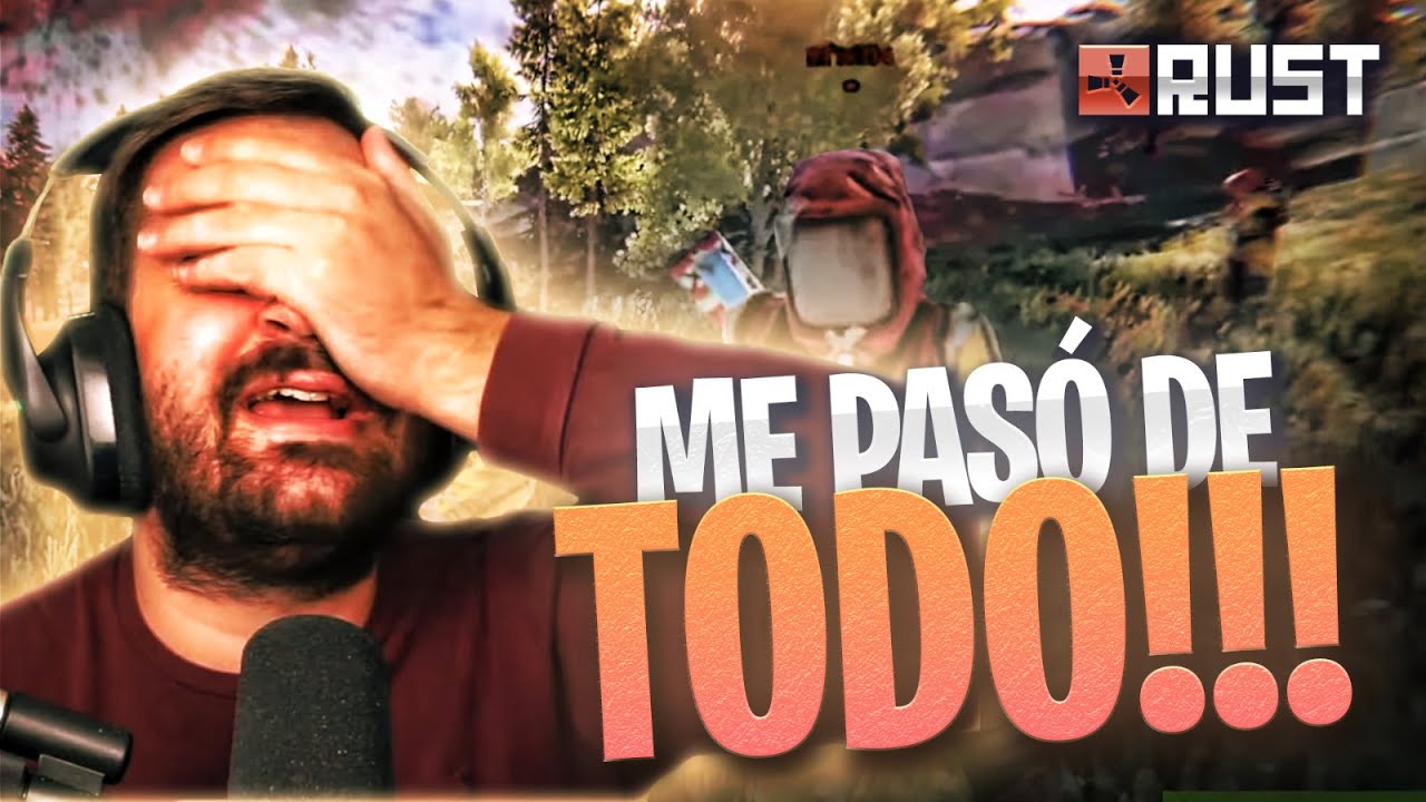 ME PASÓ de TODO en este COMIENZO de WIPE l RUST Gameplay Español #1 ...