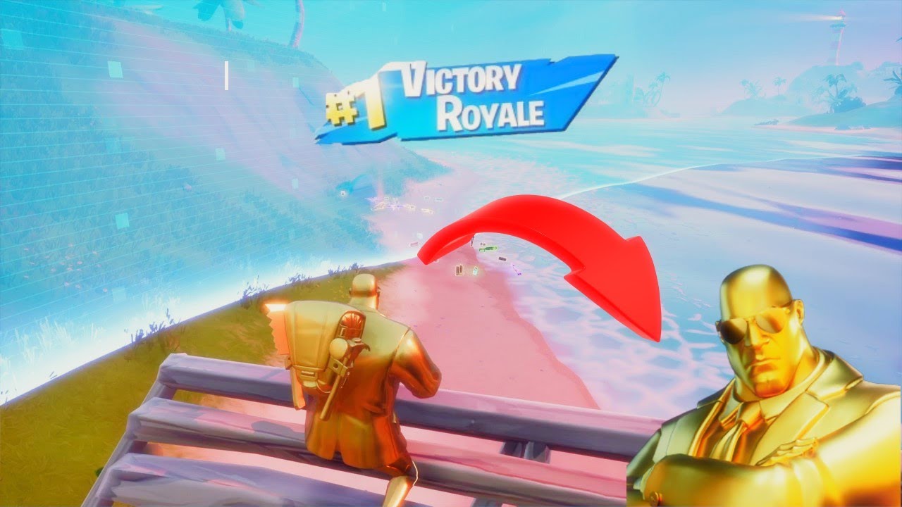 Fortnite golden Brutus gameplay - YouTube