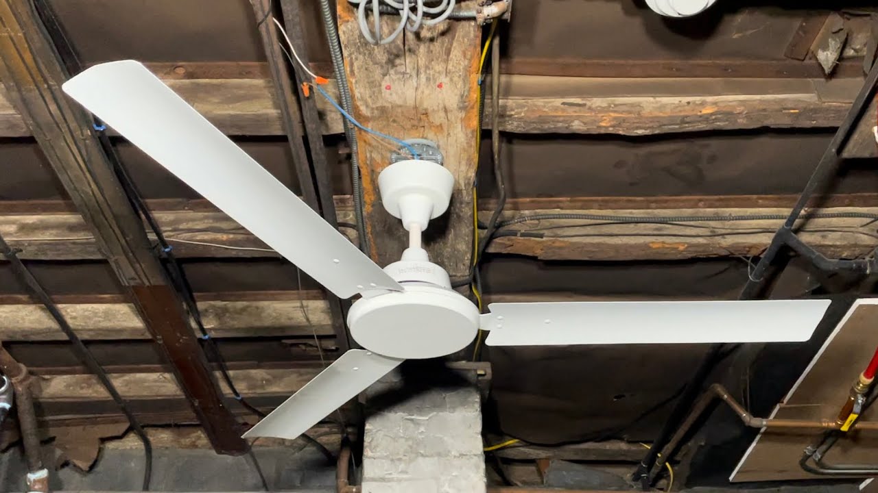 Relite Industrial Ceiling Fan 56” (1 of 4) - YouTube