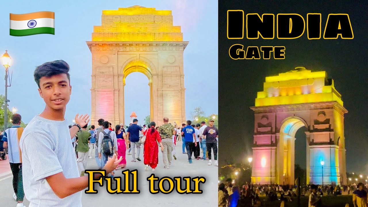 India Gate Delhi full tour 🤩 - YouTube